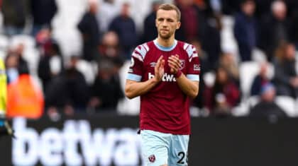 Everton readying ‘improved bid’ to sign Tomas Soucek from West Ham