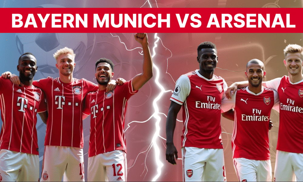 Bayern Munich vs Arsenal Lineups and Match Prediction
